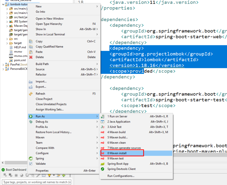 Lombok y Spring Boot: Agregar y configurar desde cero - Yo Androide
